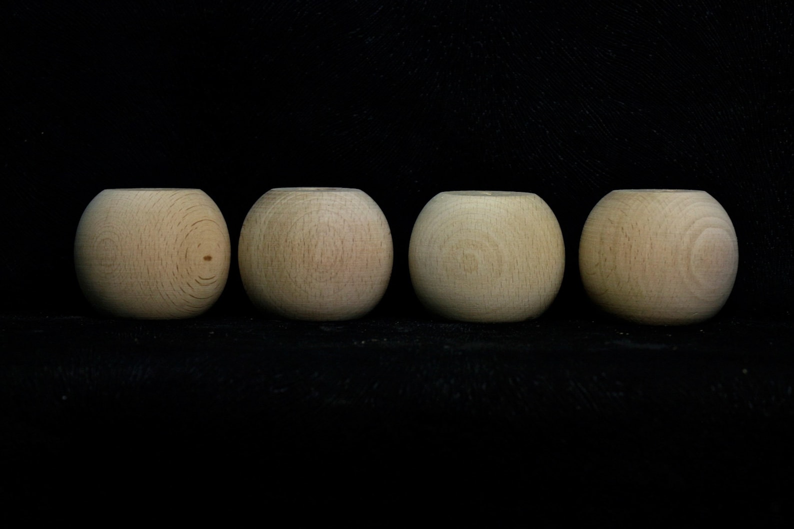 Set of 4 Dresser Round Ball Bun Furniture Legs Feet Raw Feet Legs for ...