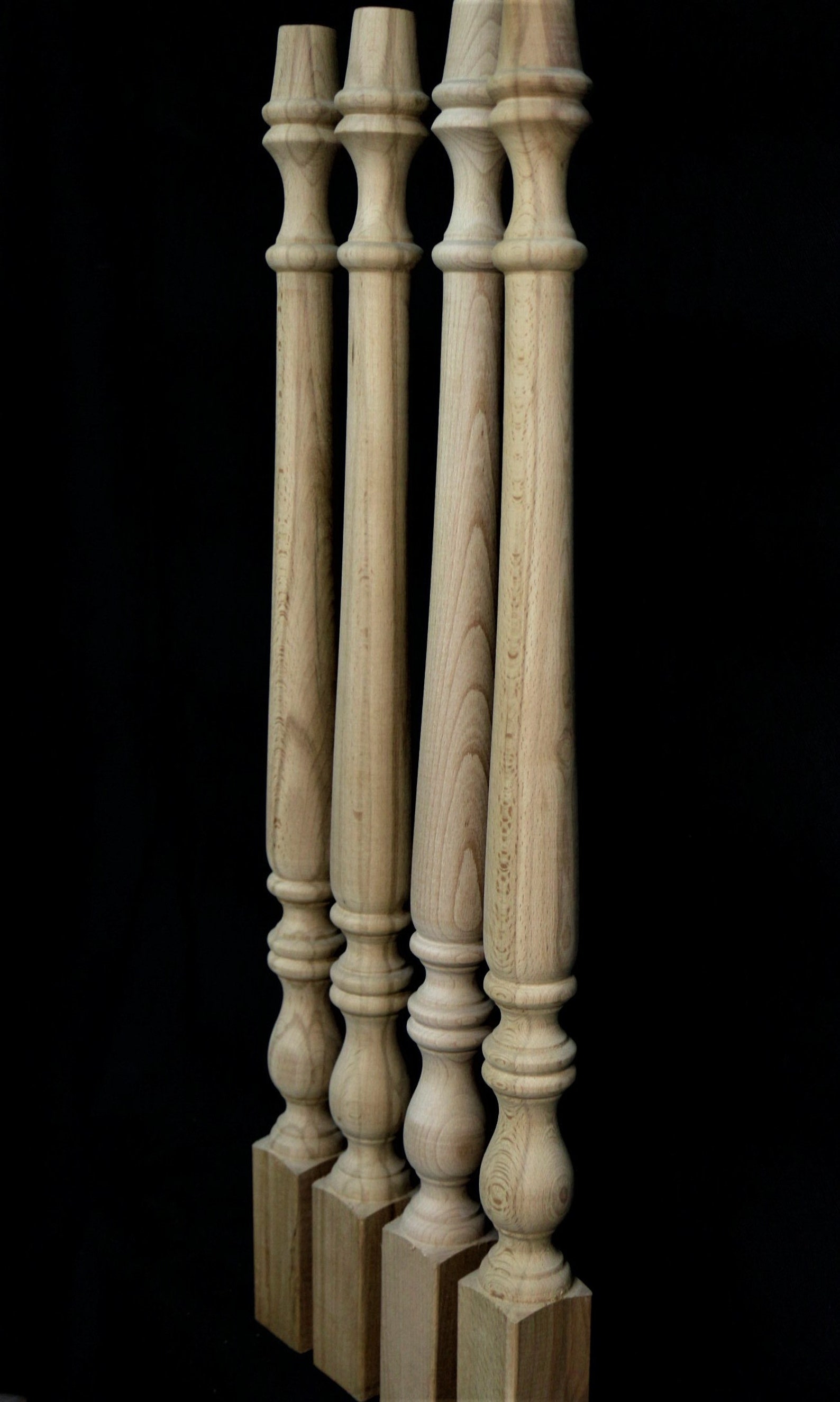 Set of 4 Wood Home Office Table Legs Wooden Trestle Table Legs | Etsy