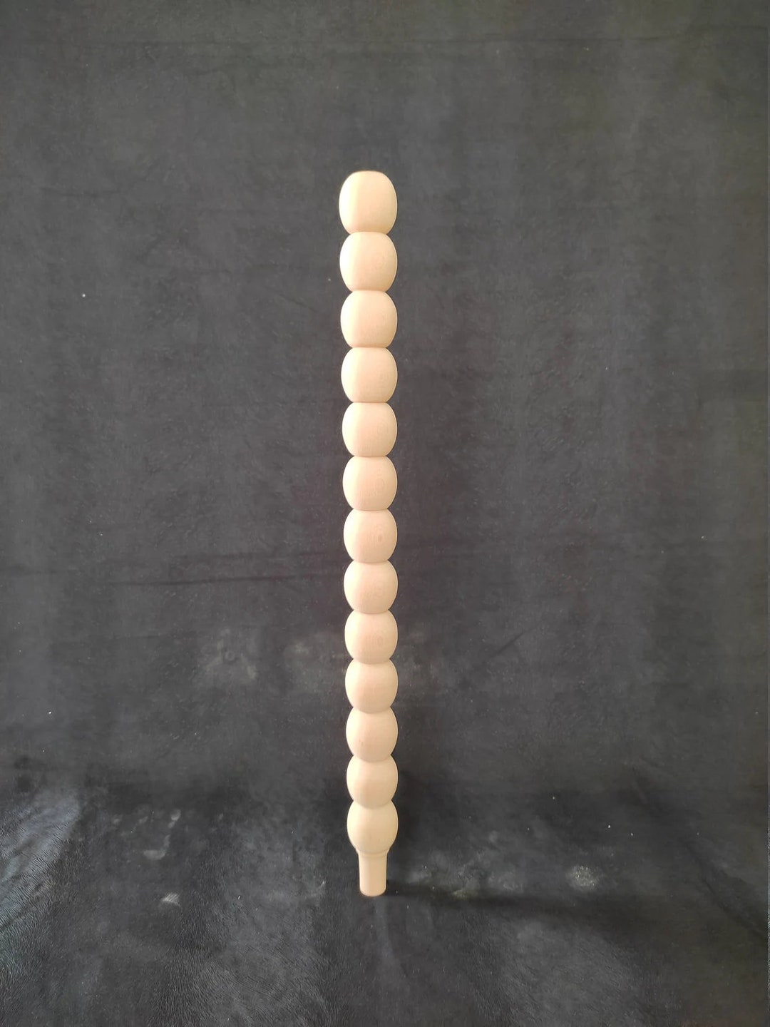 Round Modern Bead Wood Table Leg, Farmhouse Furniture Leg, Cottage ...