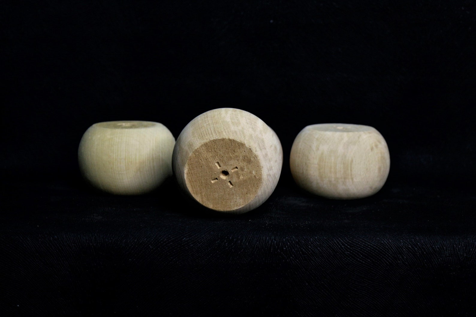Set of 4 Dresser Round Ball Bun Furniture Legs Feet Raw Feet Legs for ...