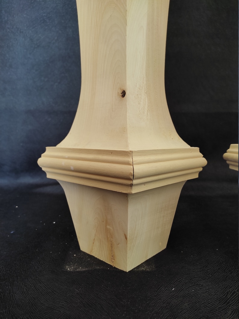 36 Inch Kitchen Island Legs Farmhouse Wood Table Legs Dinner - Etsy