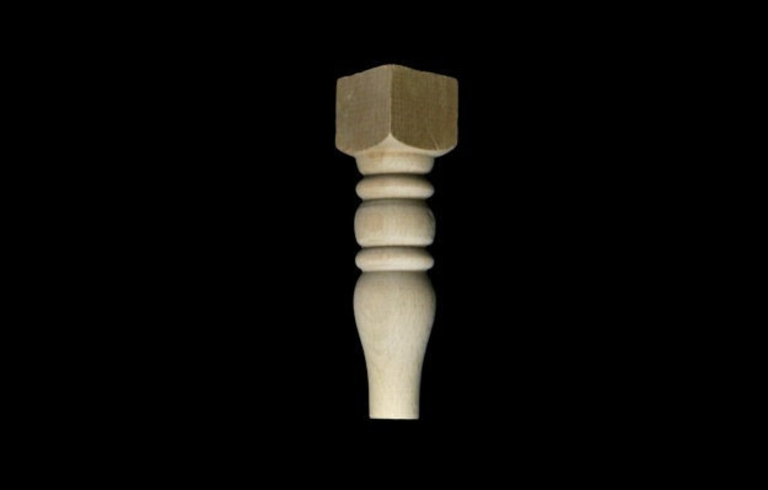 Footstool Modern Unfinished Woodturning Wooden Leg Feet Crate Wood ...