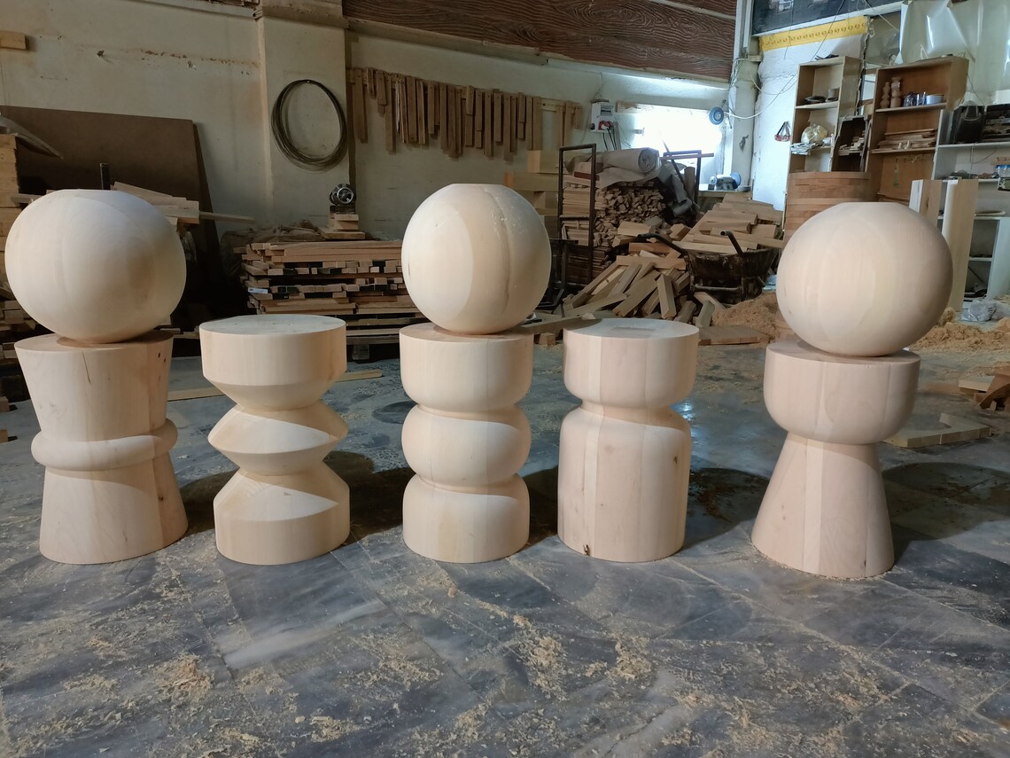 Hand Turned Mushroom Table Wood Turned Mushroom Coffee Side | Etsy