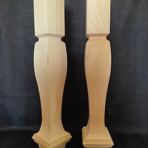 36 Inch Kitchen Island Legs Farmhouse Wood Table Legs Dinner Table Legs ...