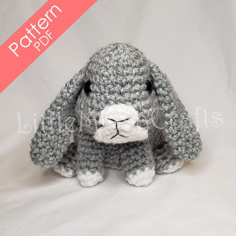 Lop Earred Bunny Sewing Pattern - Etsy
