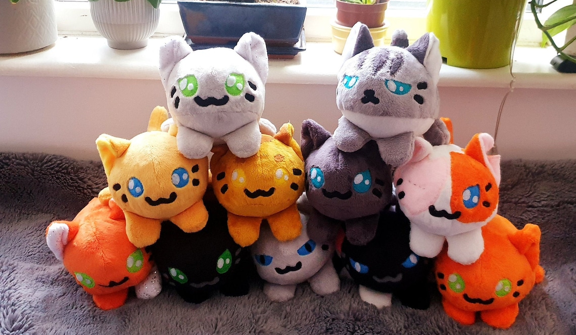 Warrior Cats Inspired Beanie Plushies Squirrelflight Bluestar - Etsy