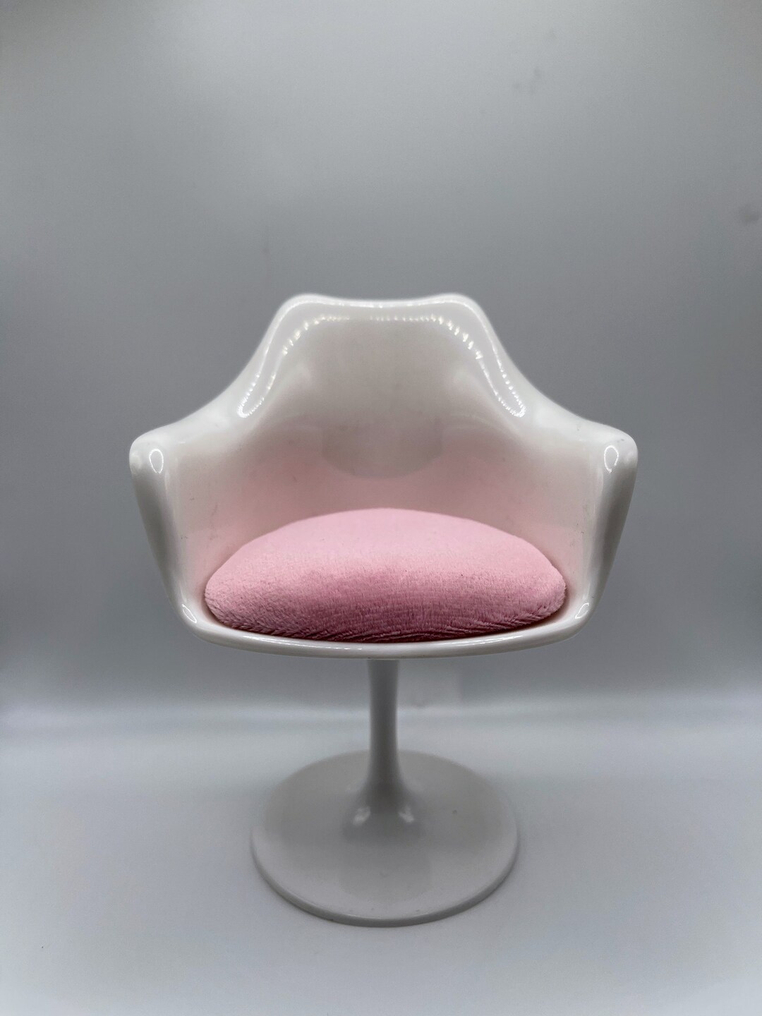 1:6 Scale Tulip Chair Miniature Mid Century Modern Acrylic Mini, MCM ...