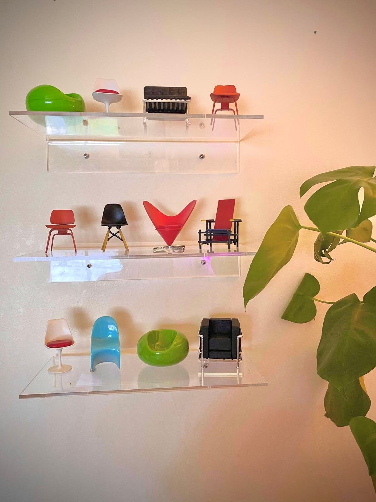 1:12 Scale Ant Chair by Arne Jacobsen Miniature Pink MCM - Etsy