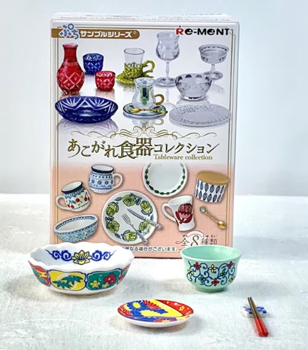 1:6 Scale Re-ment Japanese Miniature Set, Set #8, Japanese Style, Mini ...
