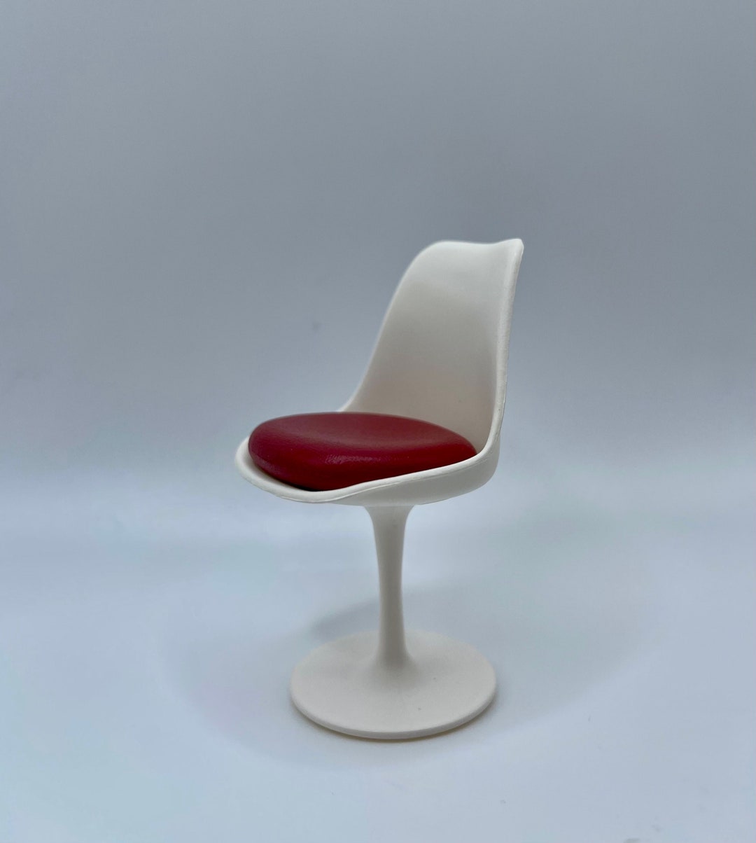 1:12 Scale Miniature Tulip Chair MCM Chair - Design Interior Collection ...