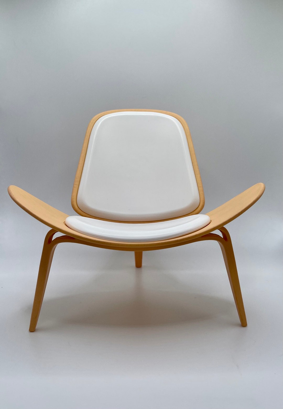 1:6 Scale Potato Chip Chair - Miniature MCM Accent Chair - Mid Century ...