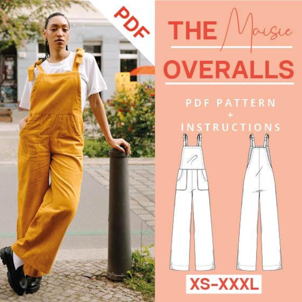 Overalls Sewing Pattern - Etsy
