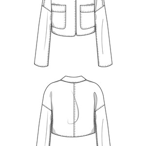 Coat Sewing Pattern Digital PDF | XS-XXXL | Instant Download | Beginner ...