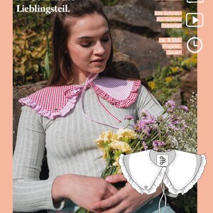 Peter Pan Bubi Collar With Ruffles Paper Pattern | A0 | Sewing ...
