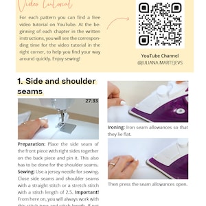 Oversized T-shirt Sewing Pattern PDF Jersey Tshirt | XS-XXXL | Instant ...