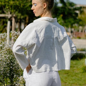 Linen Sewing Patterns Blouse Shirt and Shorts Pattern PDF | Co-ord XS ...