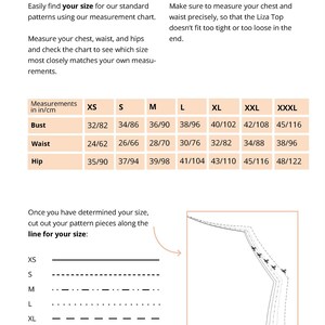 Asymmetric Top Sewing Pattern PDF Jersey Top Pattern | XS-XXXL ...