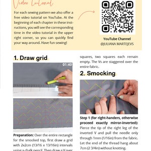 Smocked Summer Top Sewing Pattern PDF Strap Top With Smoked Front | XS ...