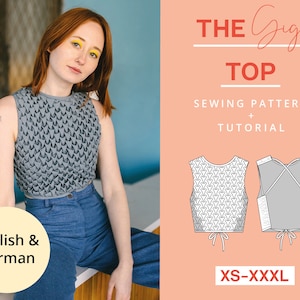 Smocked Summer Top Sewing Pattern PDF Strap Top With Smoked Front | XS ...