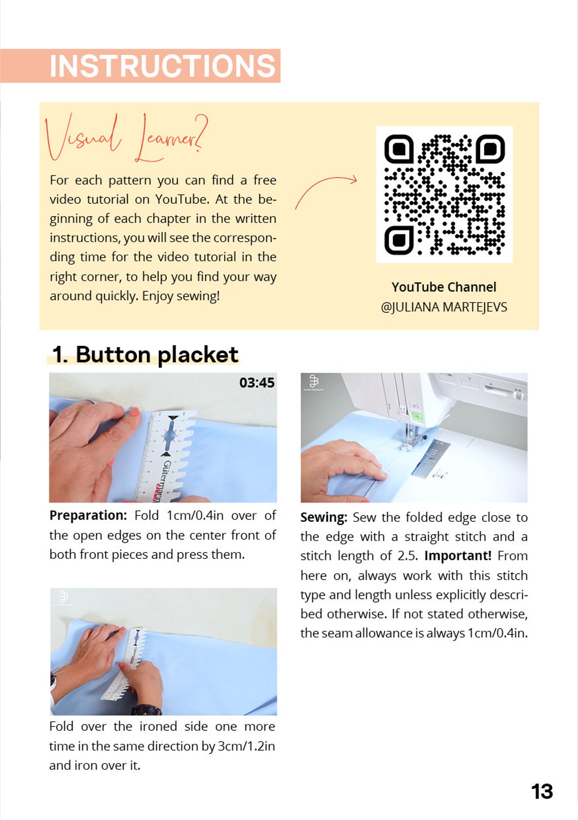 Linen Sewing Patterns Blouse Shirt and Shorts Pattern PDF | Co-ord XS ...