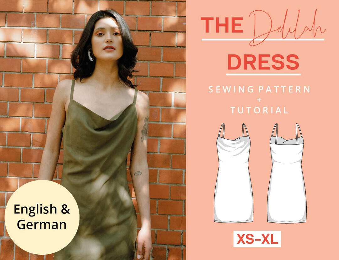 Summer Dress Digital PDF Sewing Pattern XS-XL Instant - Etsy
