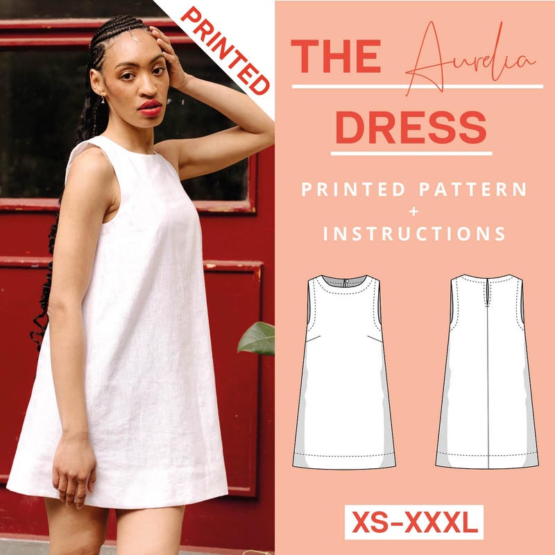 Shift Dress Pattern - Etsy