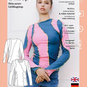 Long Sleeve Sewing Pattern PDF | Xs-xxxl | Instant Download | Beginner ...