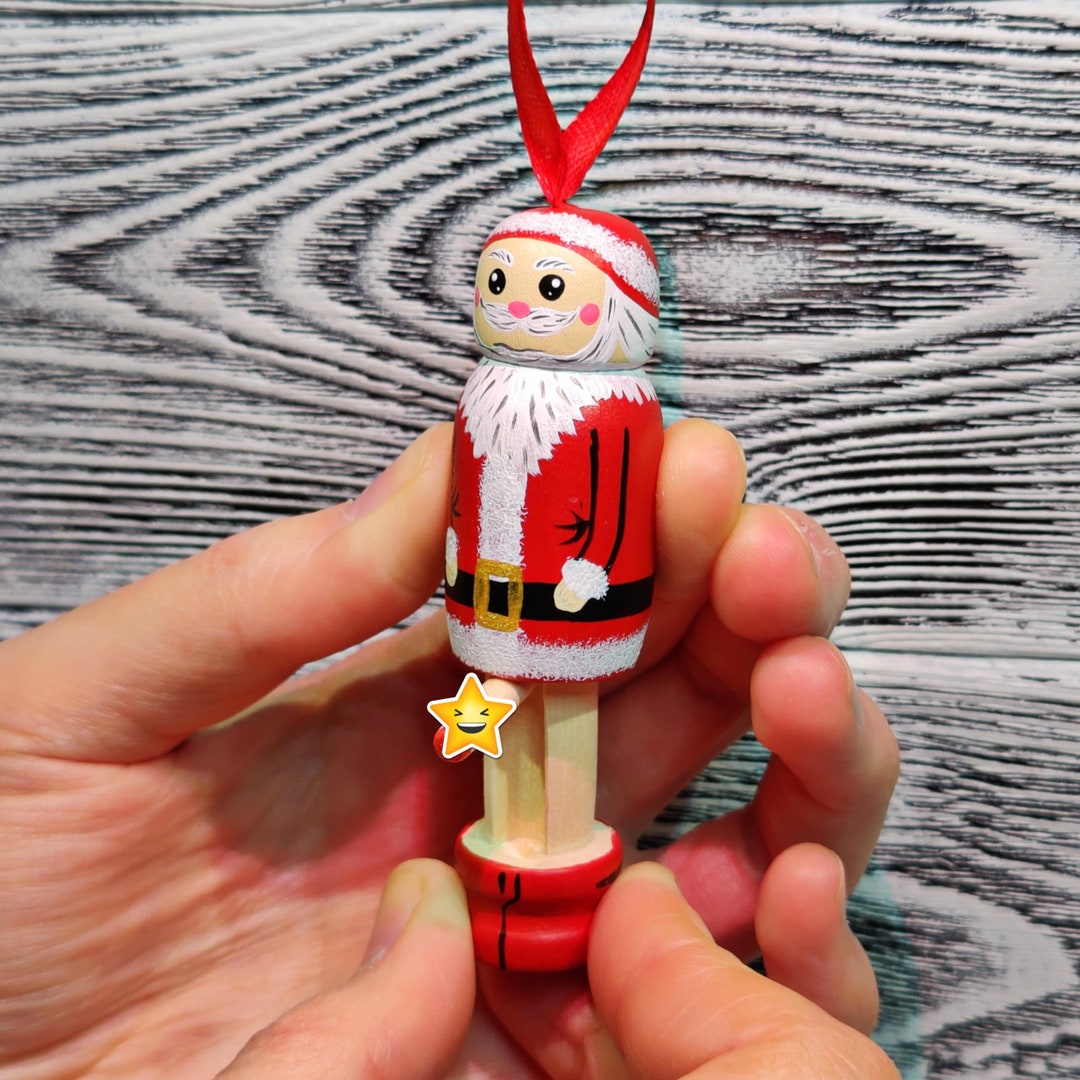 Funny Santa Ornament- Best Xmas Gift- Christmas Adult Decoration ...