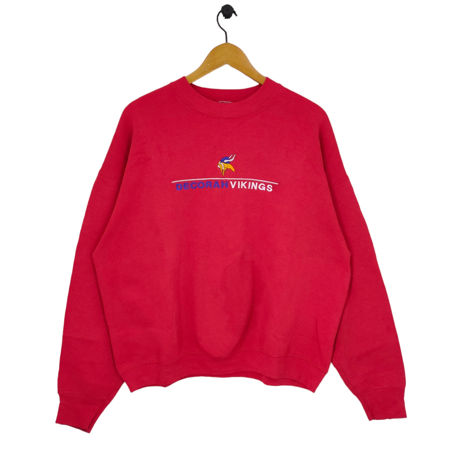 Y2K Decorah Vikings Football Crewneck Sweatshirt X-large Vintage Fruit ...