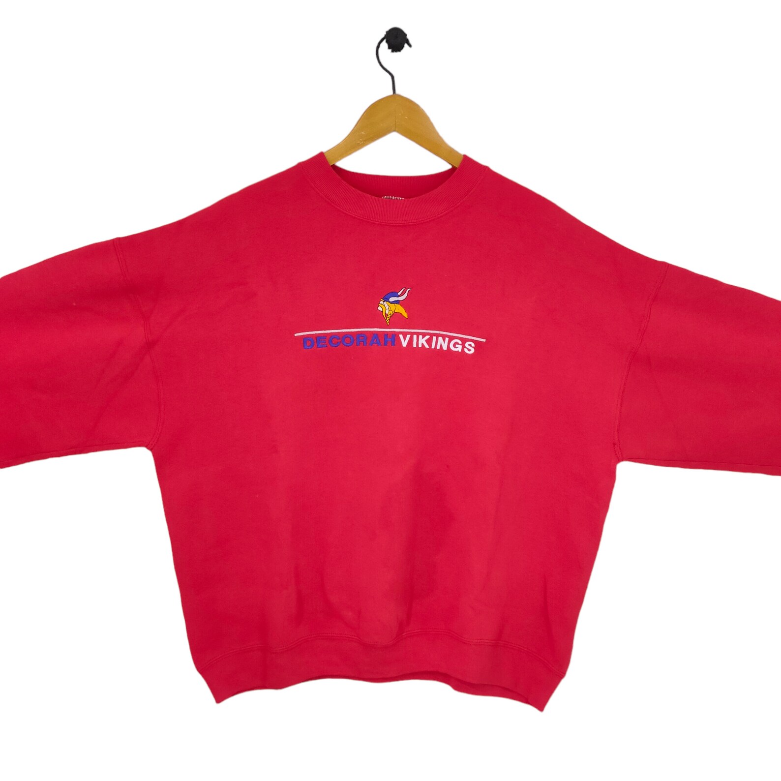 Y2K Decorah Vikings Football Crewneck Sweatshirt X-large Vintage Fruit ...
