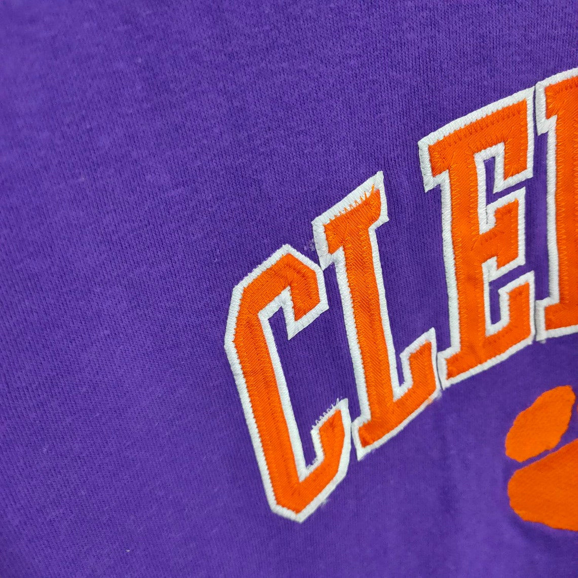 Y2k Clemson Tigers Football Crewneck Large Vintage Clemson University ...
