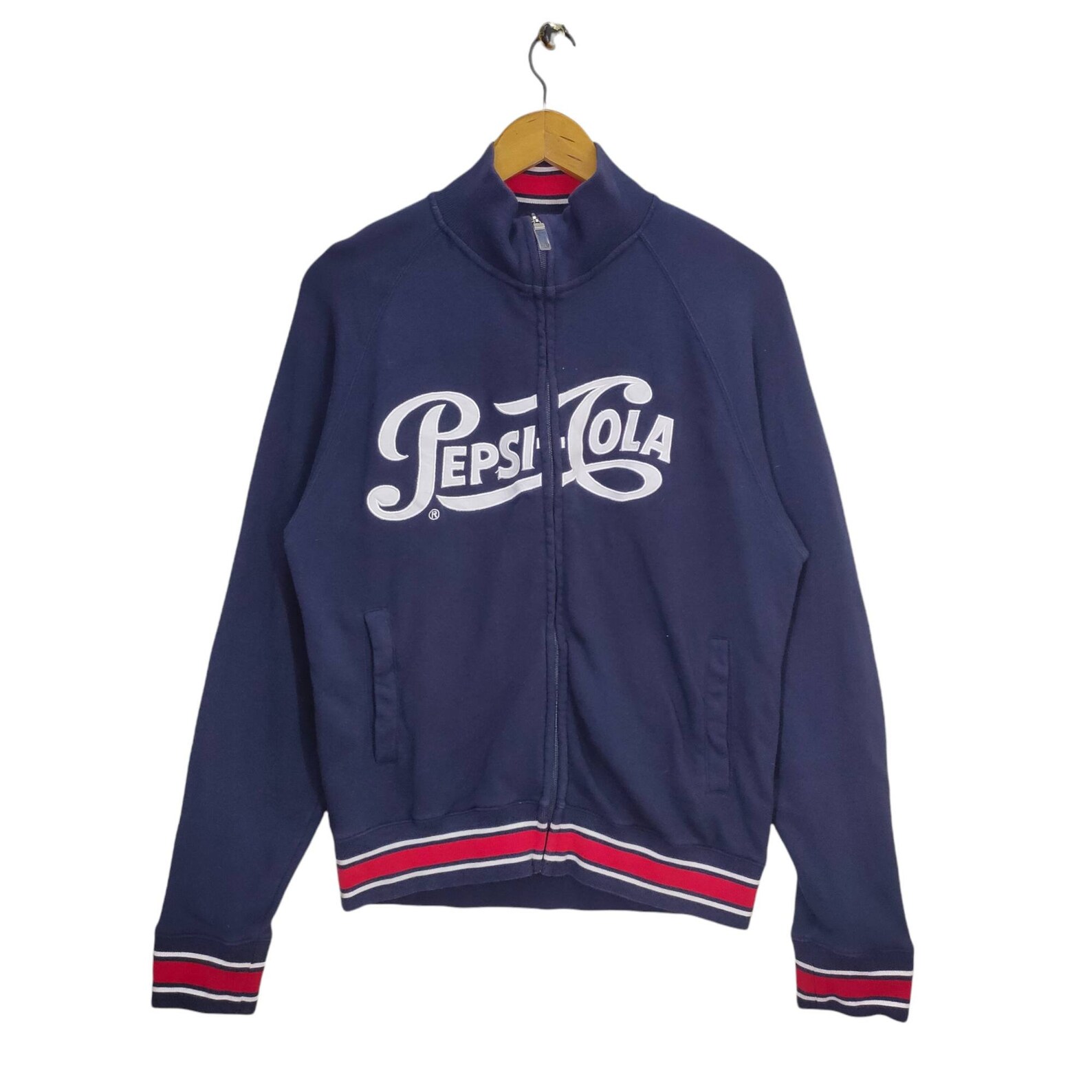 Y2K Pepsi Cola Zipper Small Vintage James & Nicholson Sweater ...