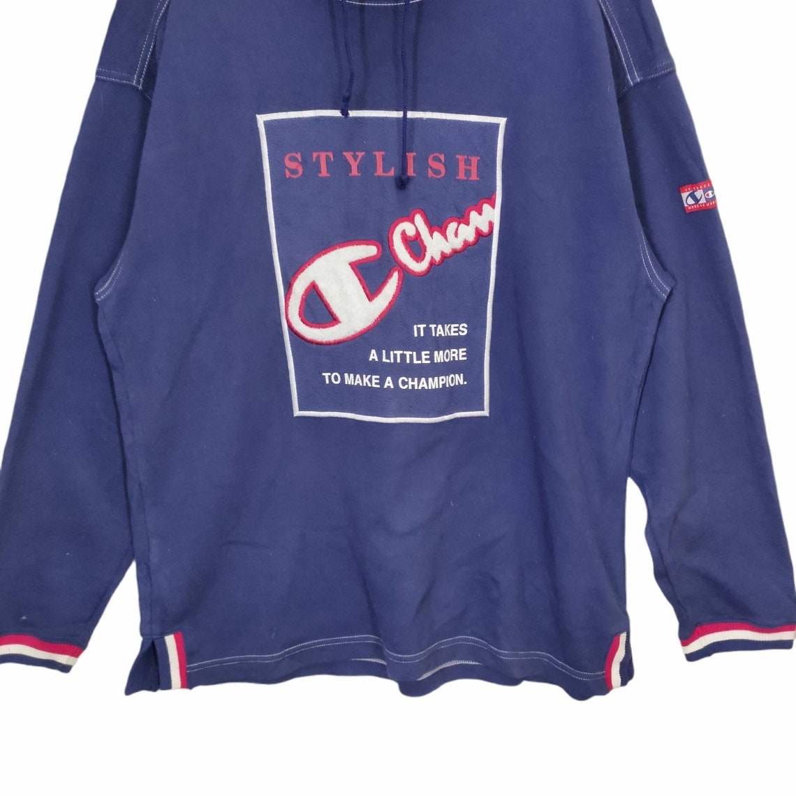 Champion Sweater Pullover Vintage Champion Embroidery - Etsy