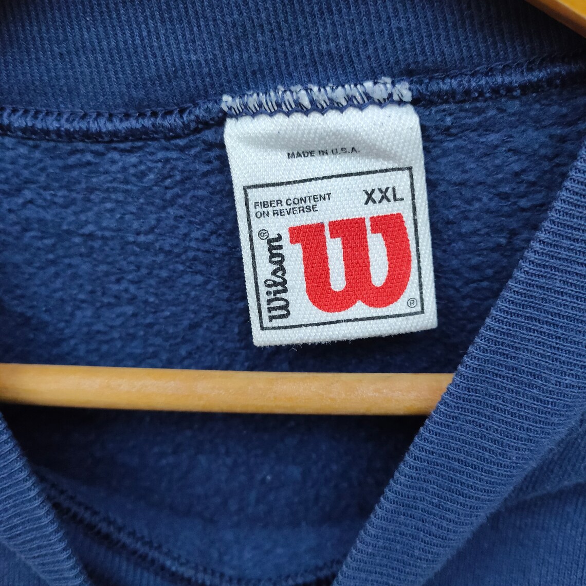 90s Wilson Sweatshirt Vintage Wilson Embroidery Sweater Jumper Crewneck ...
