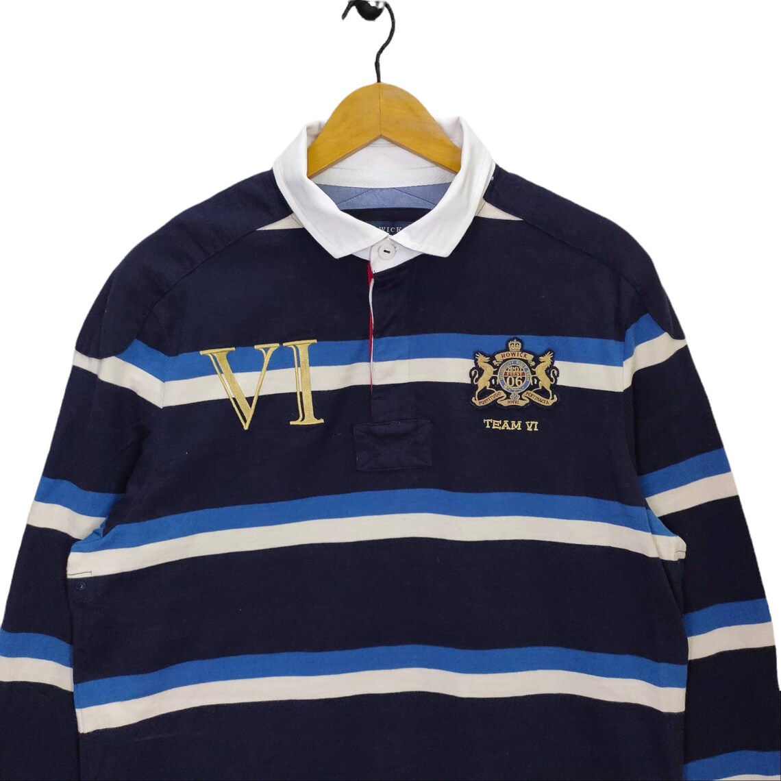 Howick Rugby, Vintage Long Sleeves Shirt, Rugby Polo Shirt, University ...