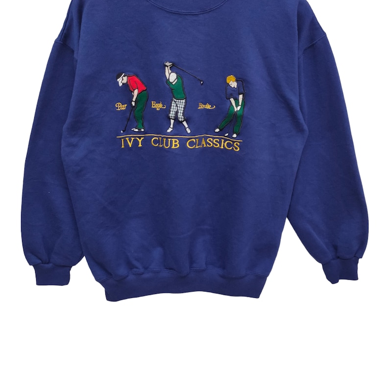 90s Golf Classic Sweater Medium Vintage IVY Club Classic Embroidery ...