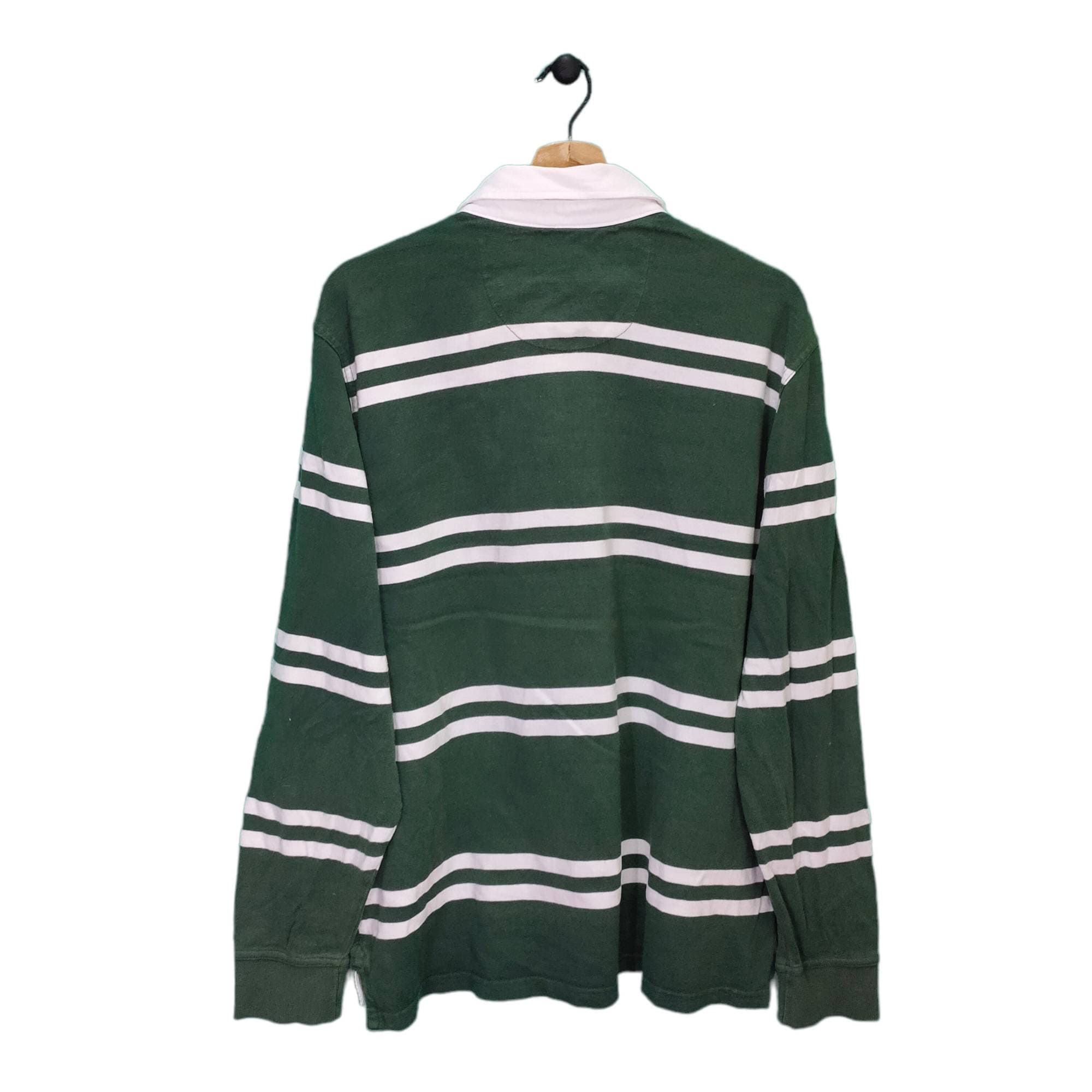 Vtg Tu Man, Vintage Rugby Polo Shirt, Stripes Shirt, Green White, Vtg ...