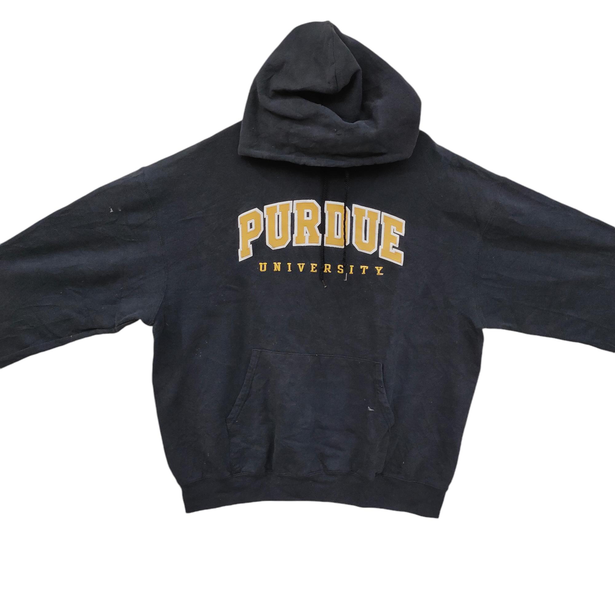 Purdue University Hoodie Sweatshirt X-large Vintage Champion Embroidery ...