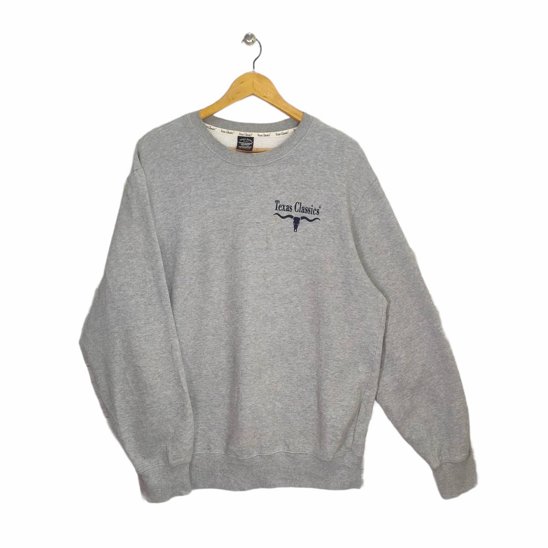 Texas Classics Authentic Sweatshirt X-large Vintage Embroidery ...