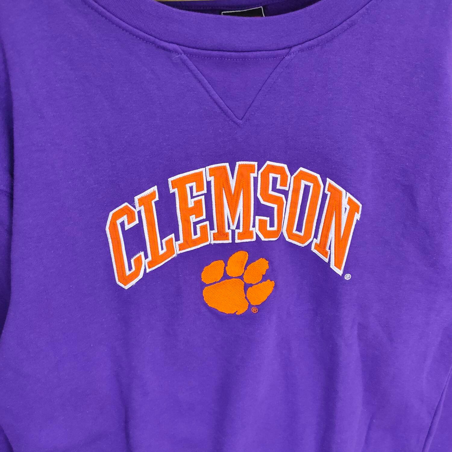 Y2k Clemson Tigers Football Crewneck Large Vintage Clemson University ...