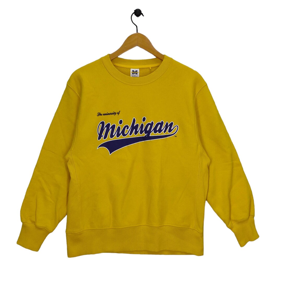 University of Michigan Wolverines Sweatshirt Medium Vintage American ...