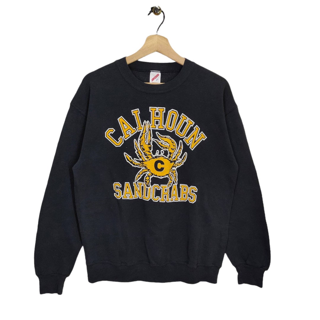 Vtg 80s Calhoun Sandcrabs Sweatshirt Medium Vintage Jerzees High School ...