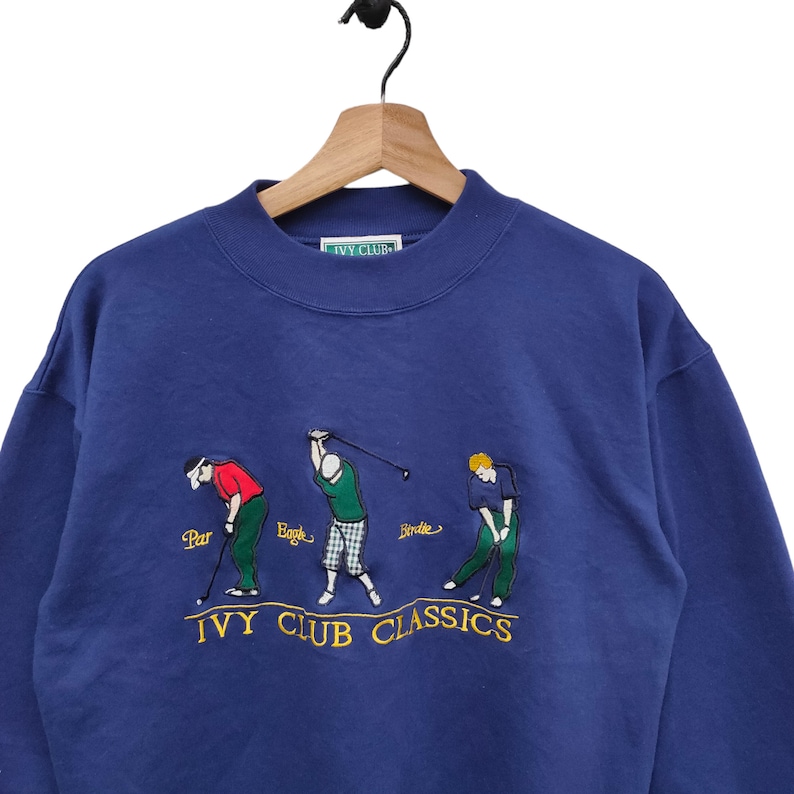 90s Golf Classic Sweater Medium Vintage IVY Club Classic Embroidery ...