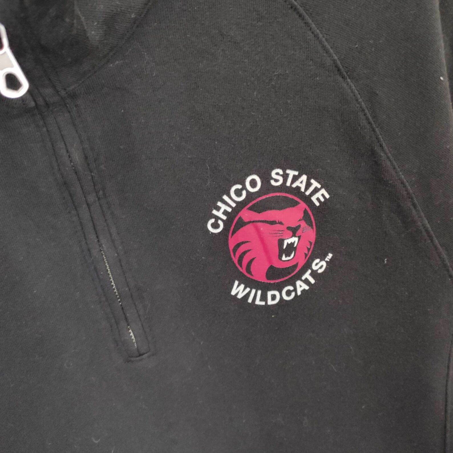Chico State Wildcats Sweater Quarter Zip Medium Vintage California ...