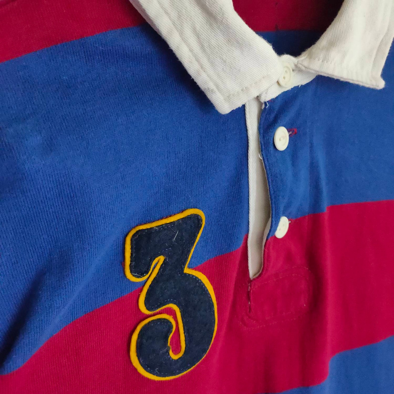 Vintage Gap, Rugby Polo Shirt, Red Blue White, Vtg 90s Top Tee, Long ...