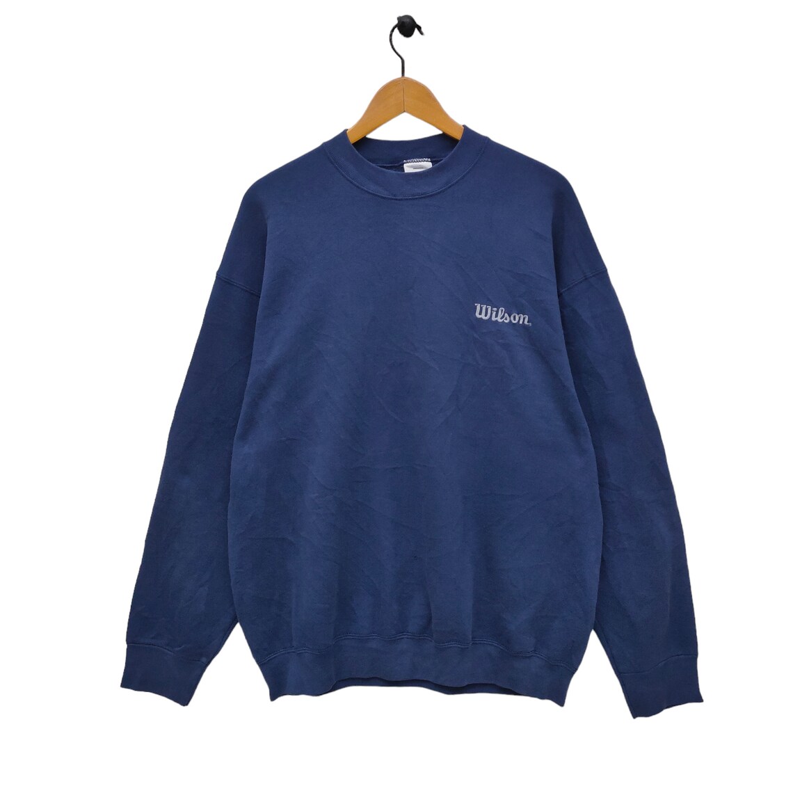90s Wilson Sweatshirt Vintage Wilson Embroidery Sweater Jumper Crewneck ...