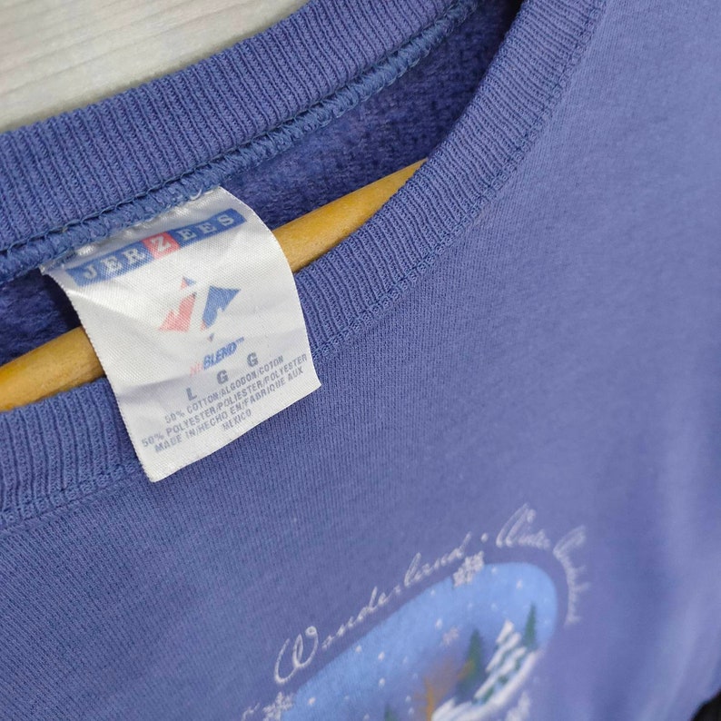 90s Washington Winter Wonderland Sweatshirt Large Vintage Jerzees ...