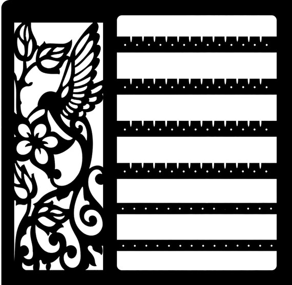 Humming Bird Earring Stand Svg Jewelry Stand Svg Xtool - Etsy