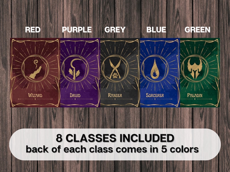 Dnd Empty Fillable Spell Cards Bundle, Dungeons and Dragons Printable ...