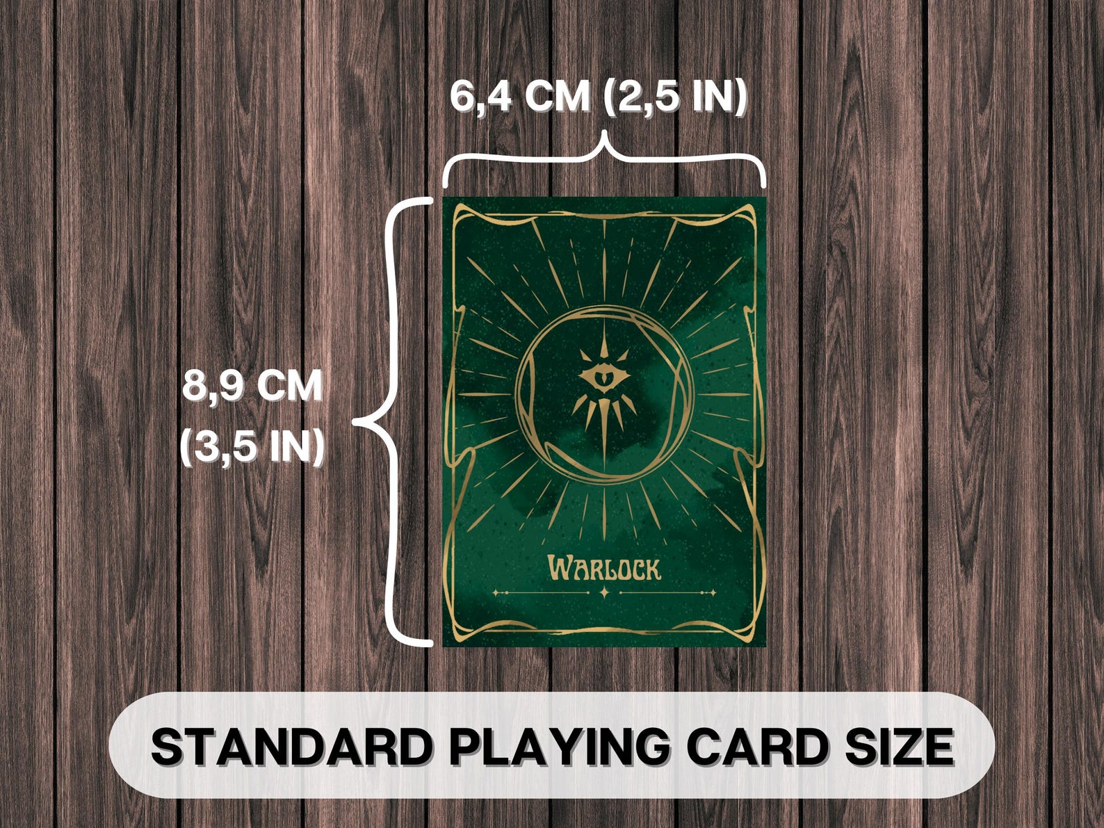 Dnd Warlock Spell Cards, Dungeons and Dragons Printable, D&D 5E 2014 ...